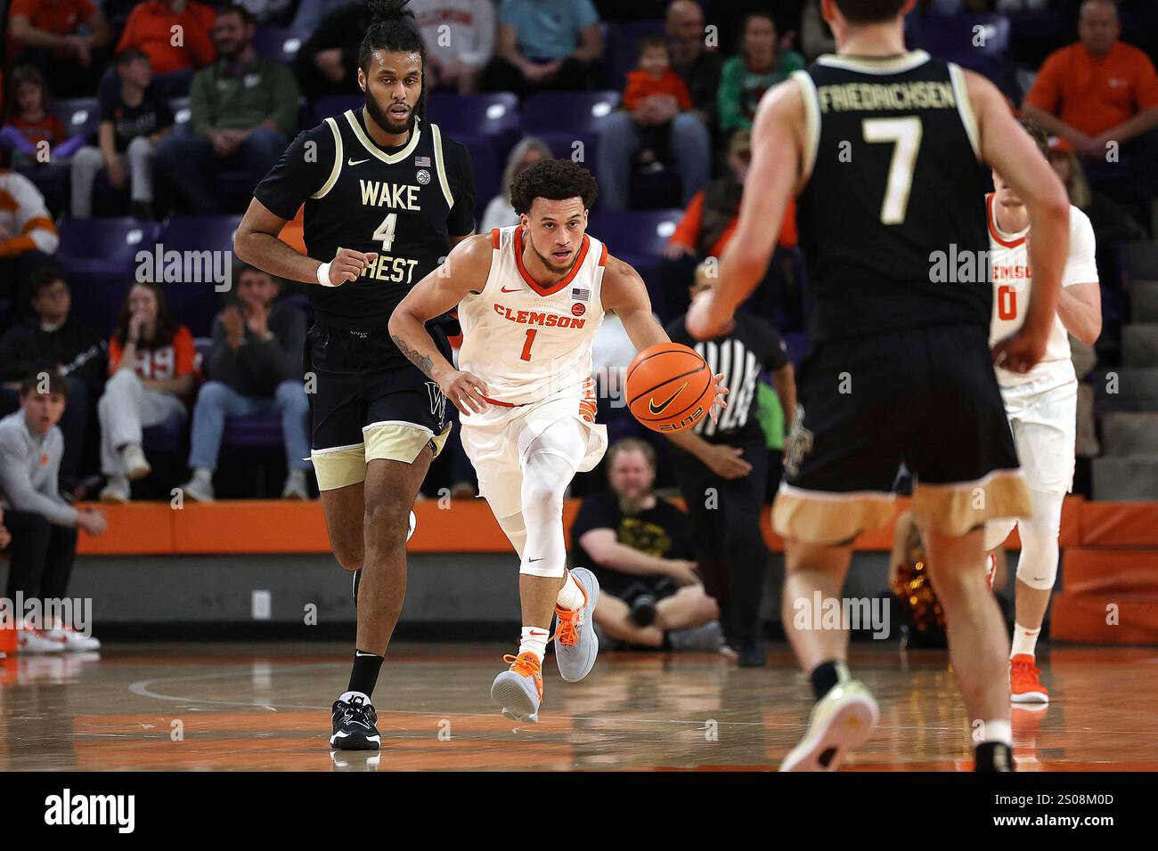 CLEMSON, SC - DECEMBER 21: Clemson Tigers guard Chase Hunter (1) during ...