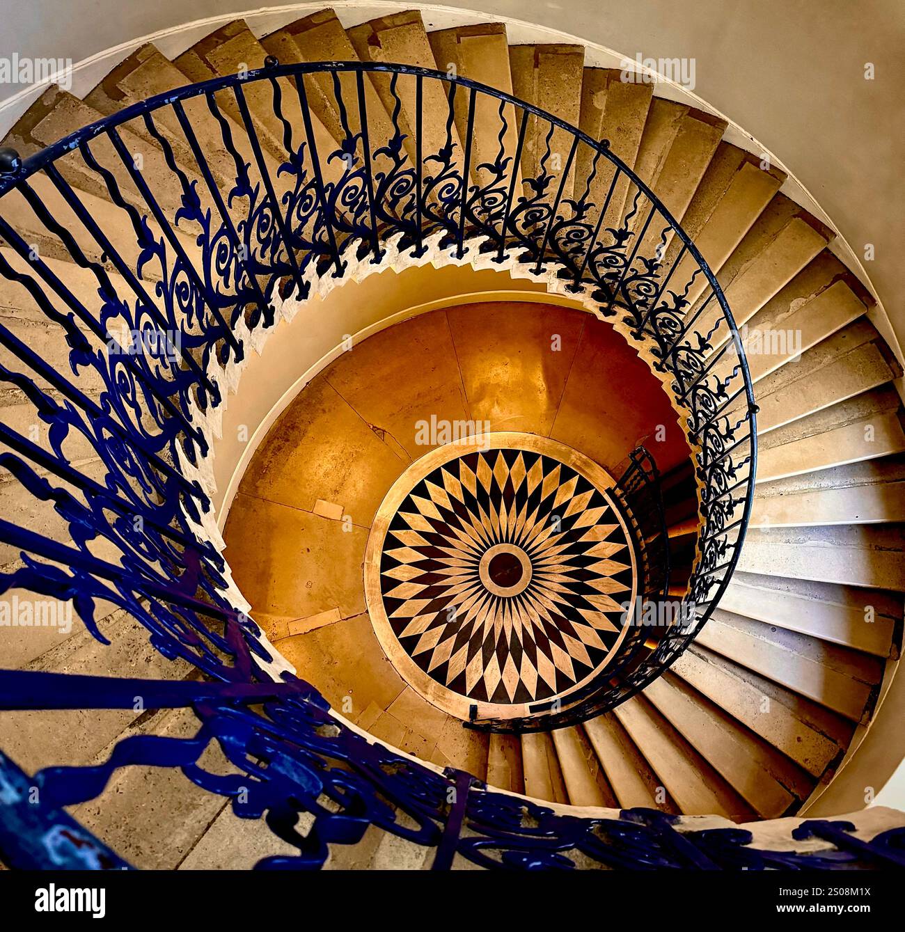 The tulip staircase at the queen's house in Greenwich, London, UK Stock ...