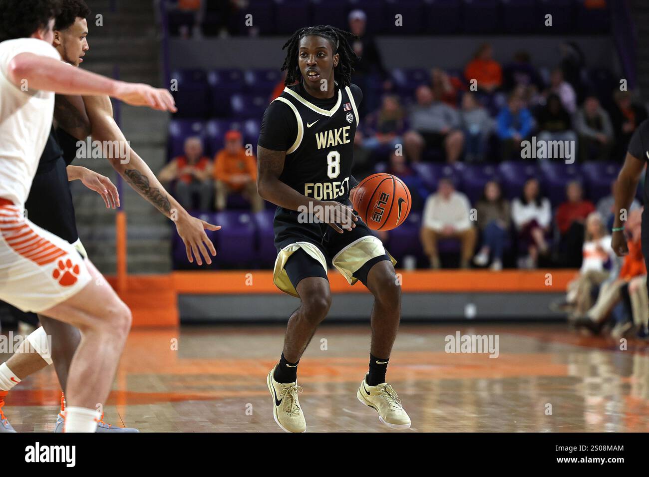 CLEMSON, SC - DECEMBER 21: Wake Forest Demon Deacons guard Ty-Laur ...