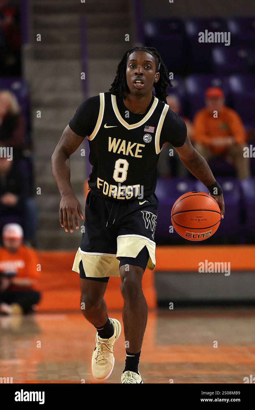 CLEMSON, SC - DECEMBER 21: Wake Forest Demon Deacons guard Ty-Laur ...