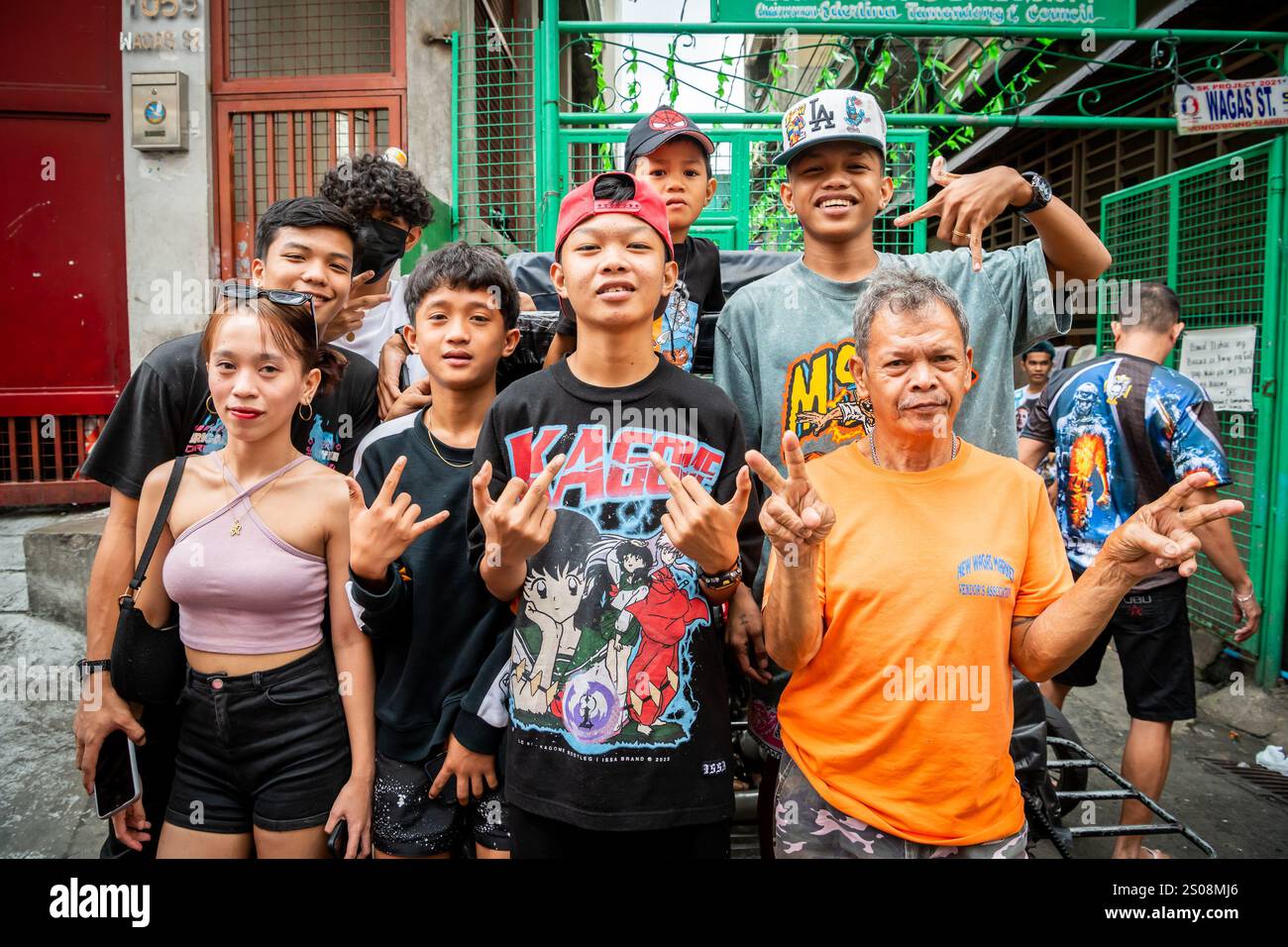 Filipino people celebrate an annual religious festival with a parade ...