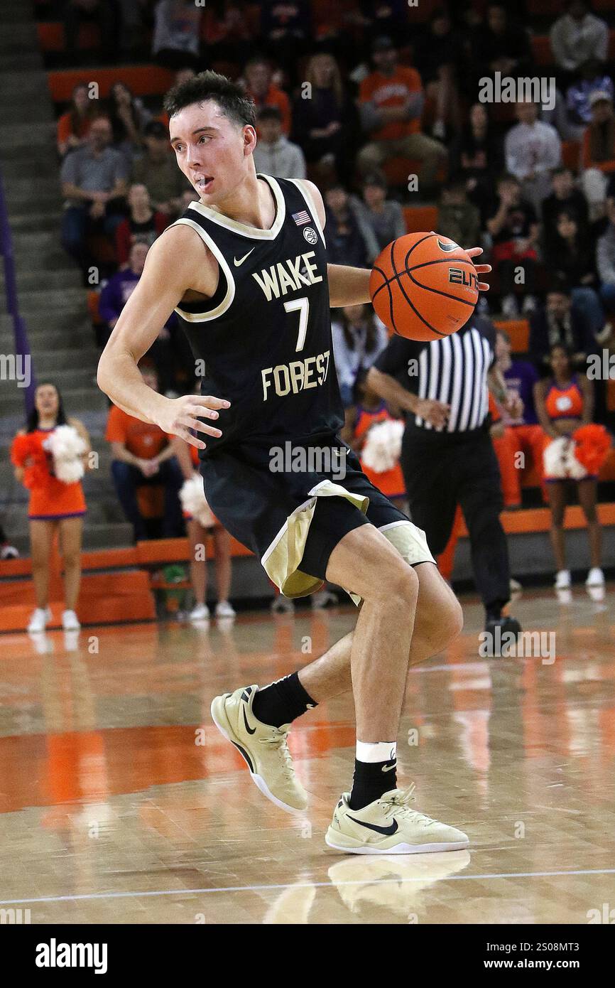 CLEMSON, SC - DECEMBER 21: Wake Forest Demon Deacons guard Parker ...