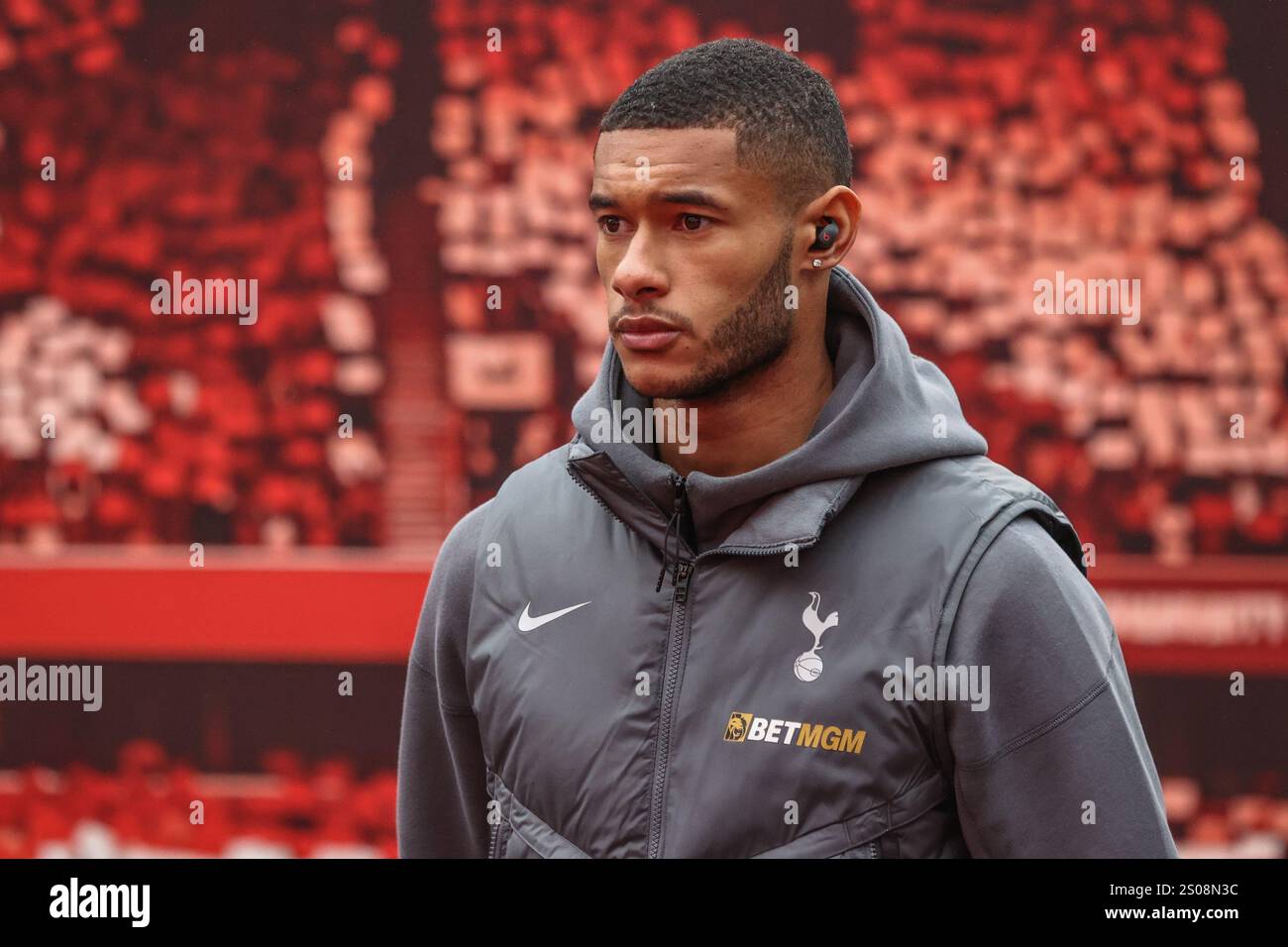 Brandon Austin of Tottenham Hotspur arrives during the Premier League ...