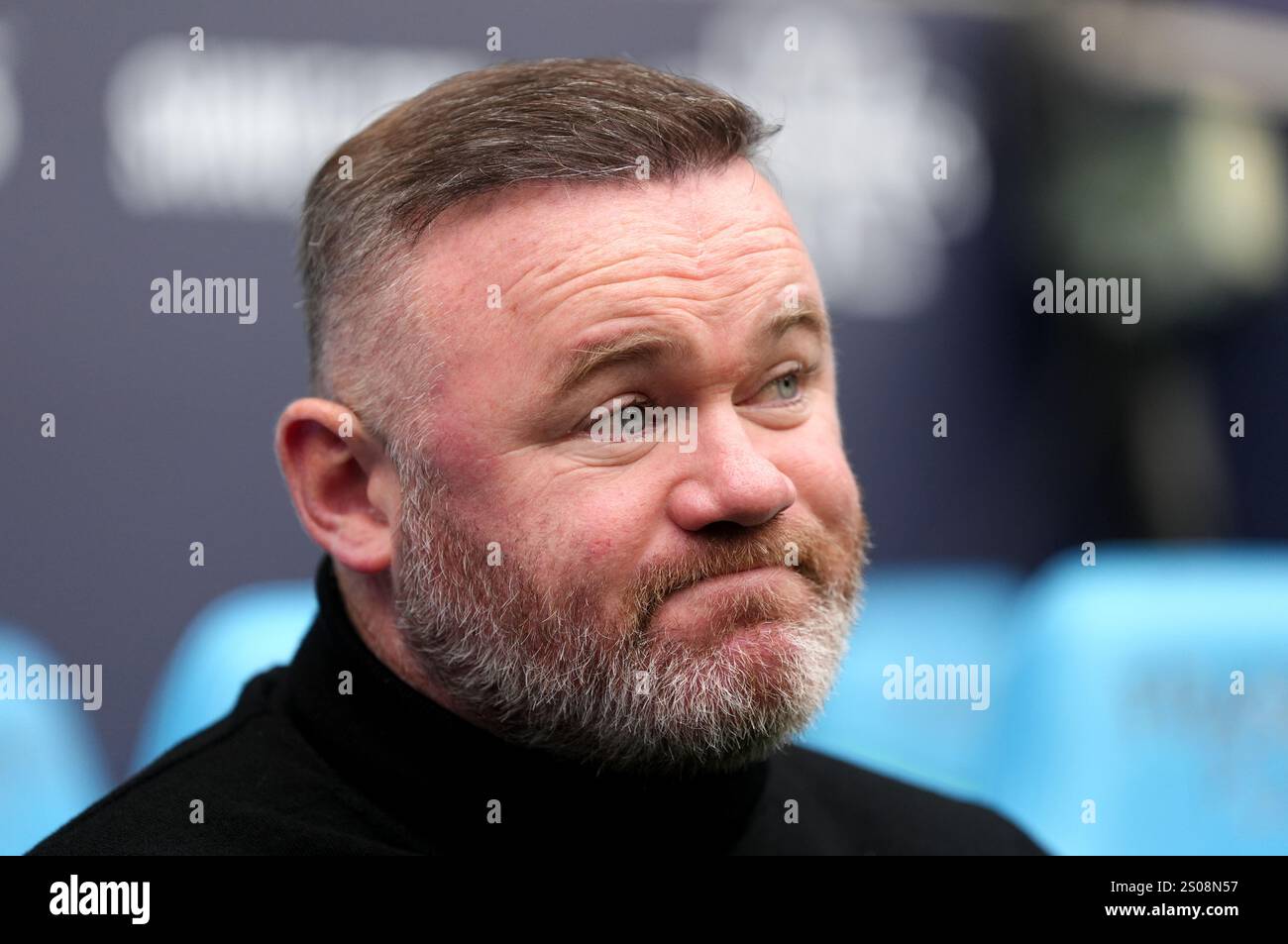 Plymouth Argyle manager Wayne Rooney before the Sky Bet Championship ...