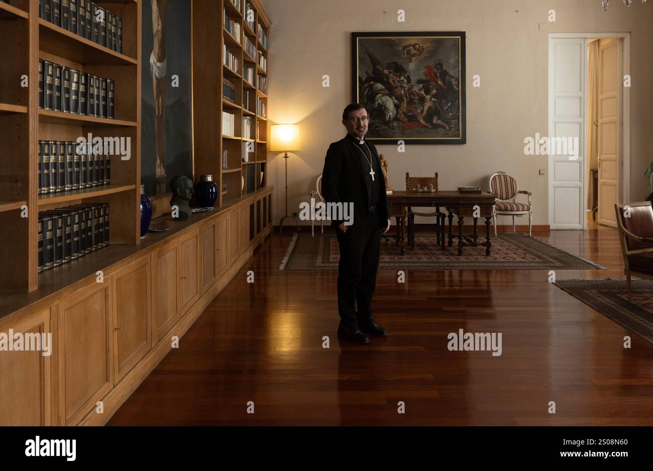 The archbishop of Madrid, José Cobo, poses for Europa Press on December ...