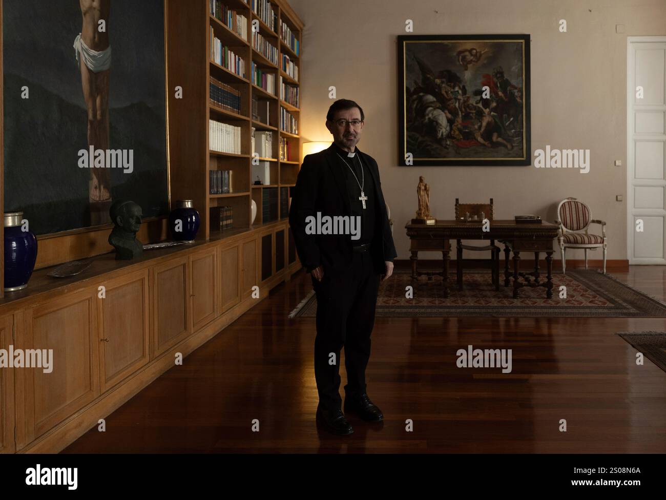 The archbishop of Madrid, José Cobo, poses for Europa Press on December ...