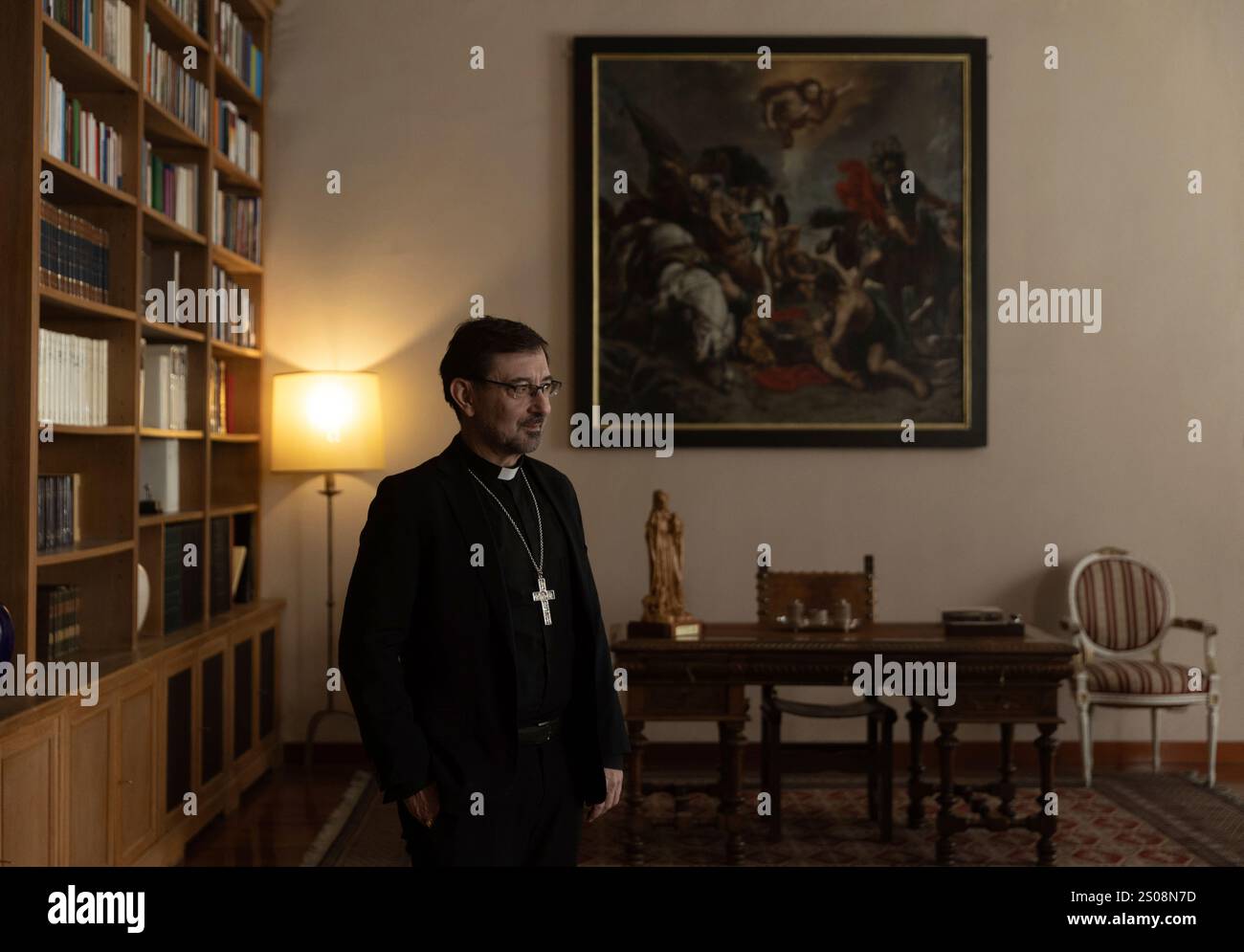 The archbishop of Madrid, José Cobo, poses for Europa Press on December ...