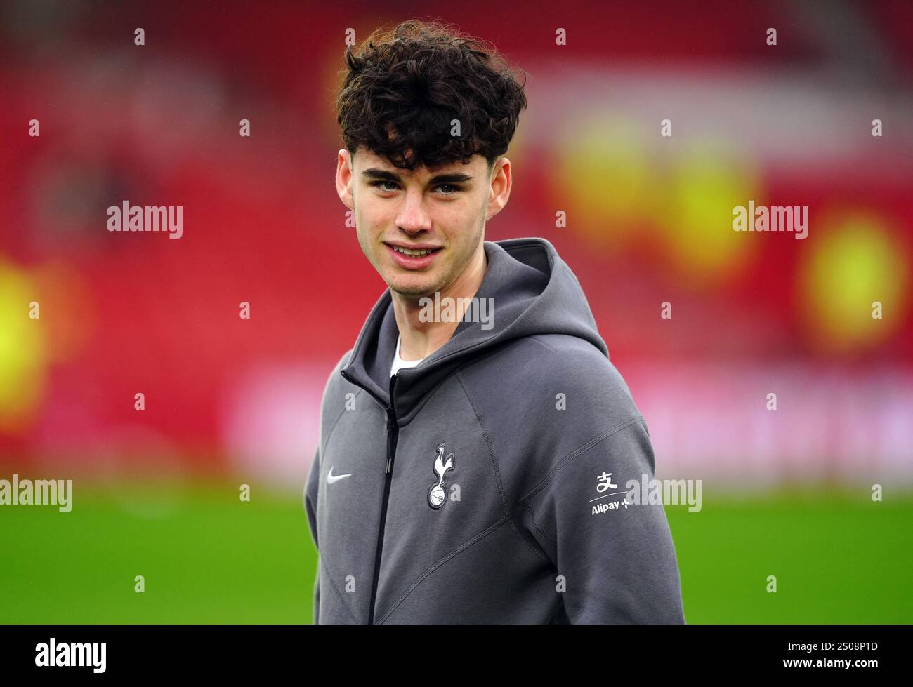 Tottenham Hotspur's Archie Gray ahead of the Premier League match at ...