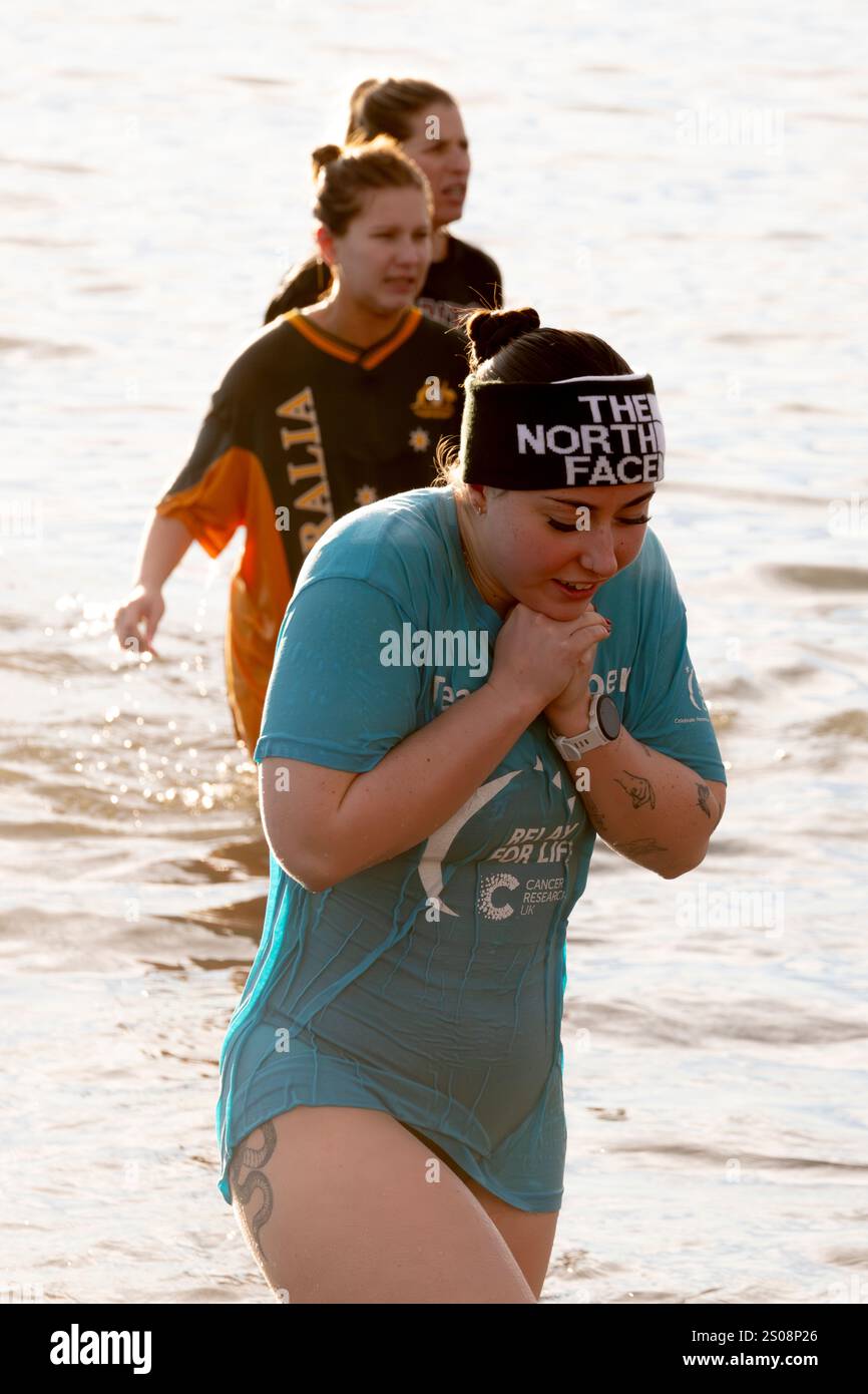 Newbiggin Boxing day dip 2024 Stock Photo - Alamy