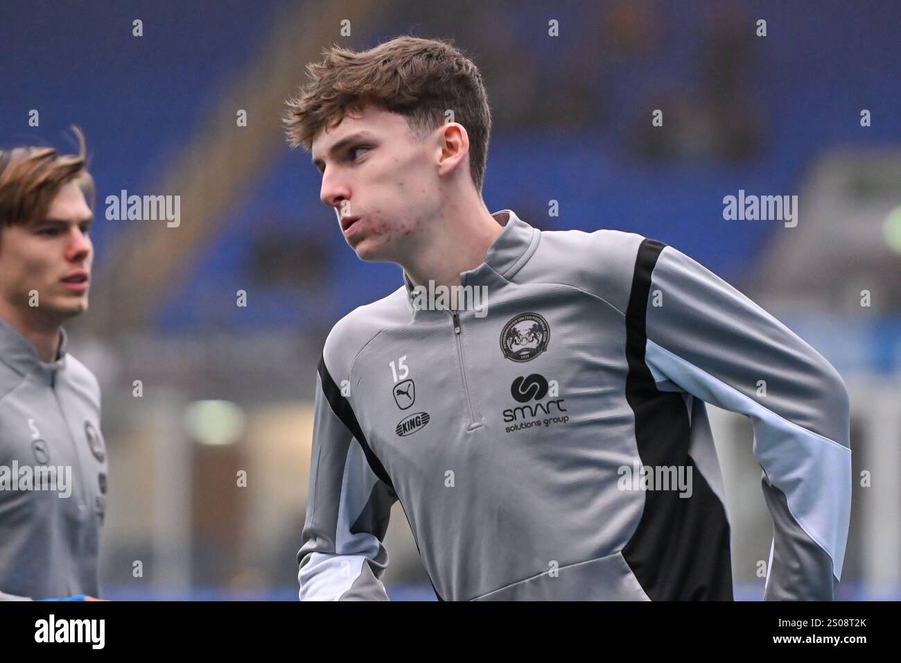 Peterborough, UK. 26th Dec 2024. George Nevett (15 Peterborough United ...