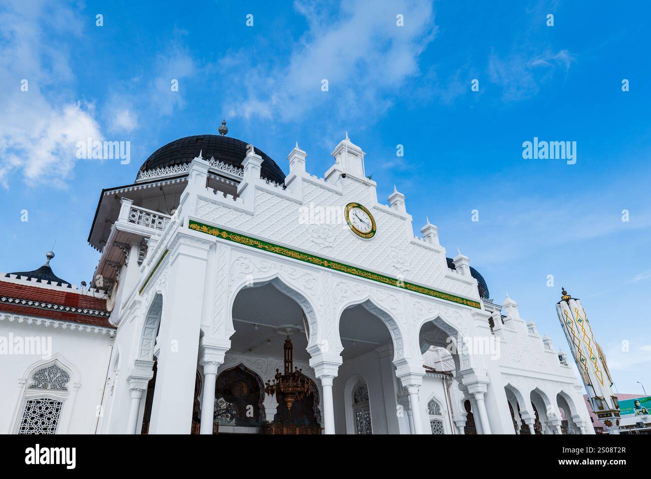 Aceh Grand Mosque, Baiturrahman Grand Mosque. A landmark in Banda Aceh ...