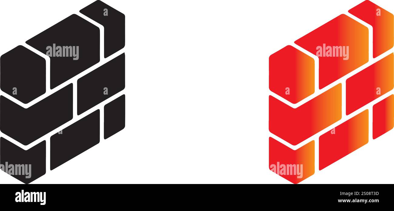 Broken brick wall hole Cut Out Stock Images & Pictures - Alamy