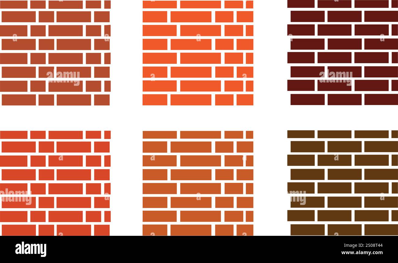 vector colorful brick wall drawing designs Stock Vector Image & Art - Alamy