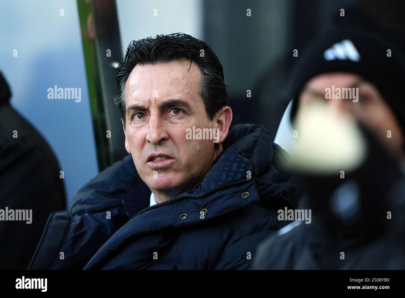 Aston Villa manager Unai Emery during the Premier League match at St ...