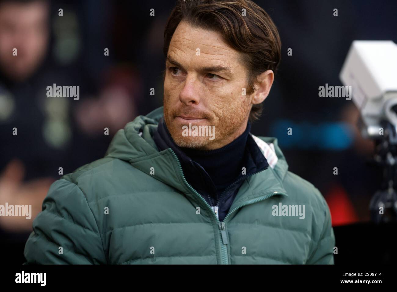 Burnley manager Scott Parker during the Sky Bet Championship match at ...