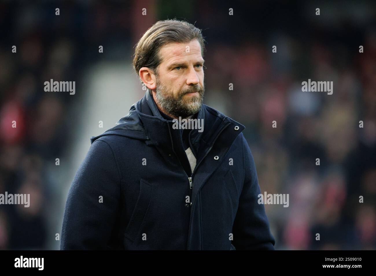 Charleroi's head coach T1 Rik De Mil pictured ahead of a soccer match ...