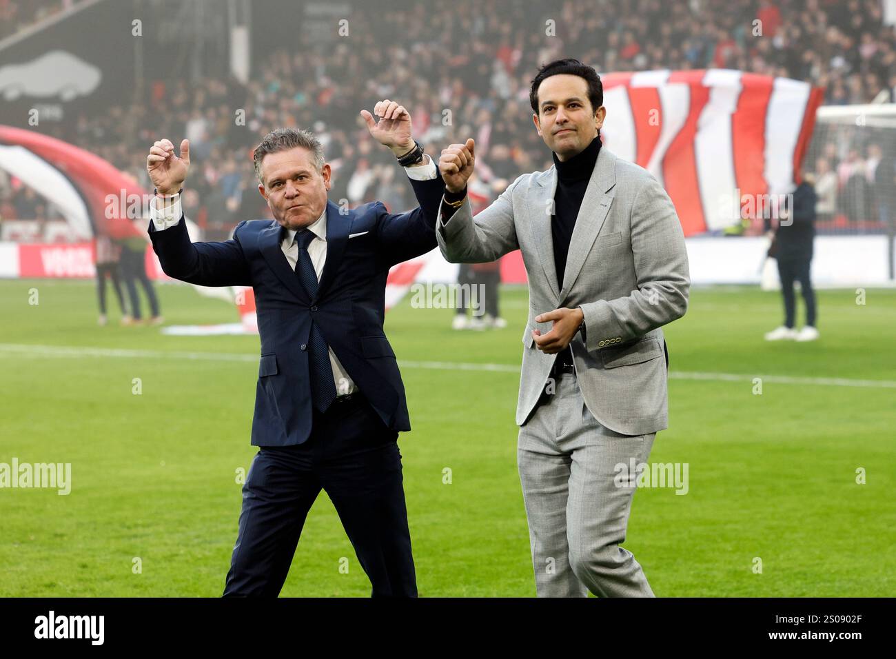 Sheffield United co owner’s Steven Rosen (left) and Helmy Eltoukhy ...