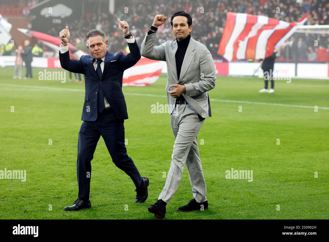 Sheffield United co owner’s Steven Rosen (left) and Helmy Eltoukhy ...