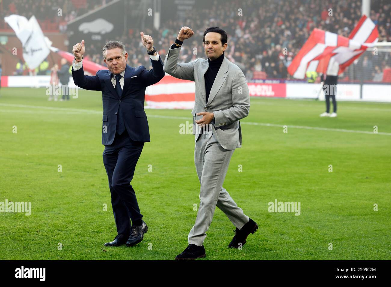 Sheffield United co owner’s Steven Rosen (left) and Helmy Eltoukhy ...