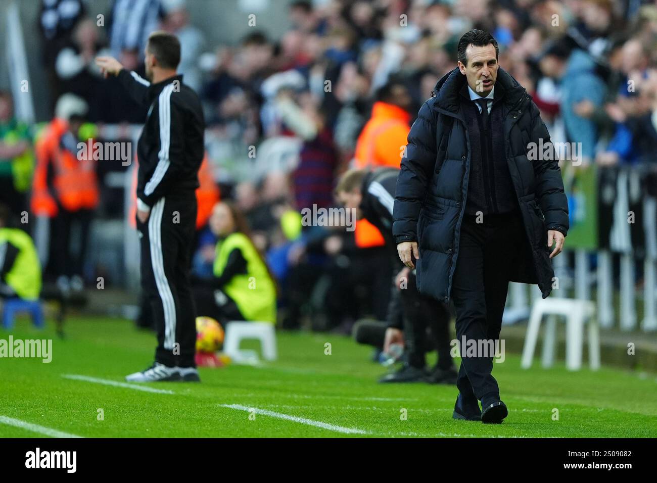Aston Villa manager Unai Emery during the Premier League match at St ...