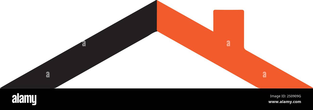 vector colorful roof, house, chimney drawing designs Stock Vector Image ...