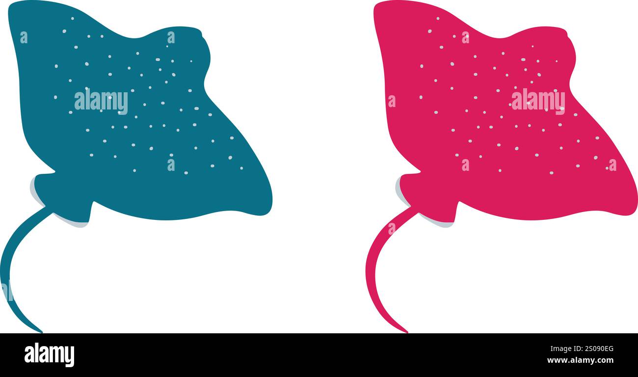 vector colorful fish stingray drawings Stock Vector Image & Art - Alamy