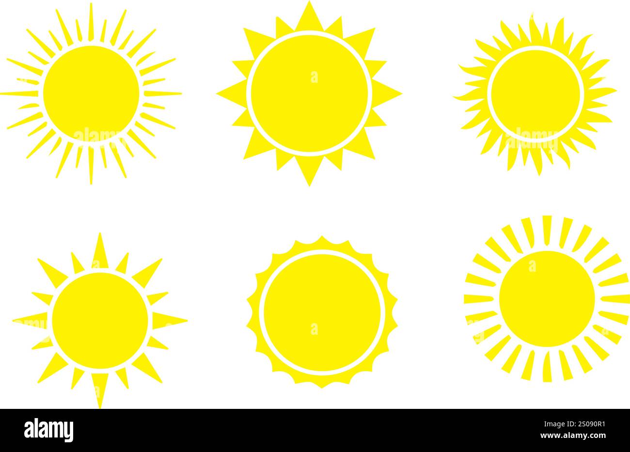 vector colorful sun drawing designs Stock Vector Image & Art - Alamy