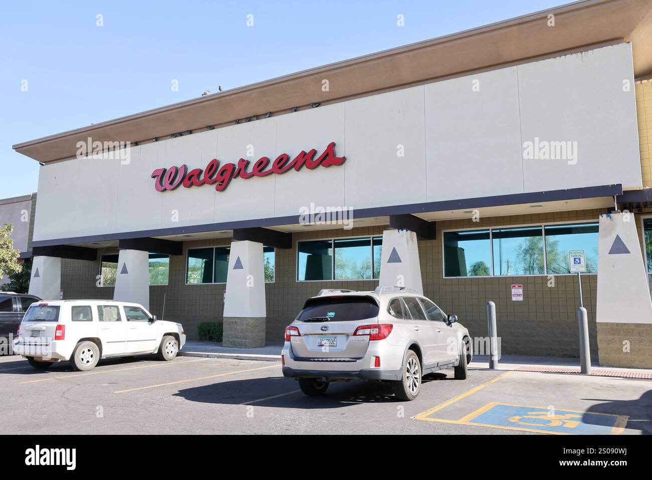 Mesa, USA. 24th Dec, 2024. A Walgreens store location is seen here on ...