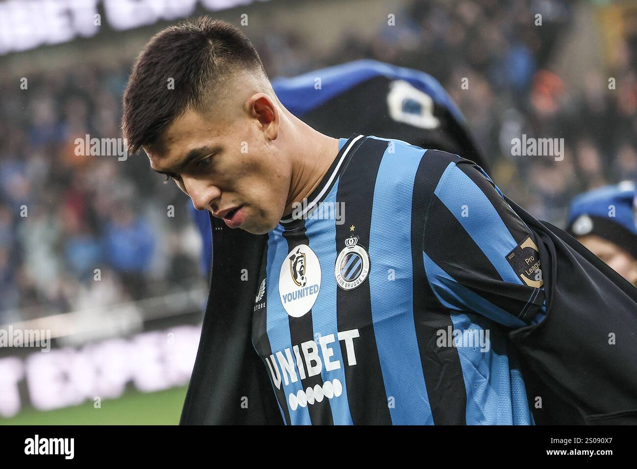 Brugge, Belgium. 26th Dec, 2024. Club's Zaid Romero pictured at the ...