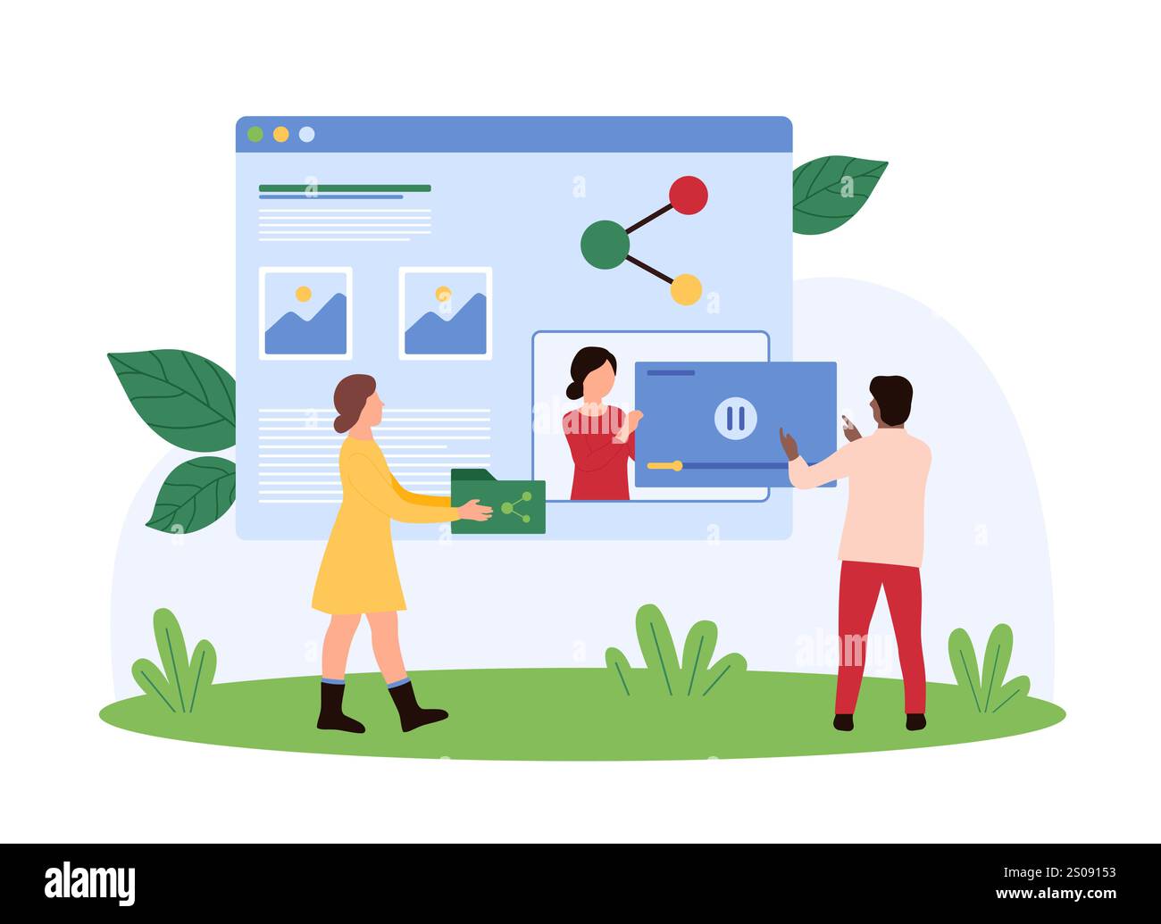 Data download online, digital documents upload and exchange, multimedia ...