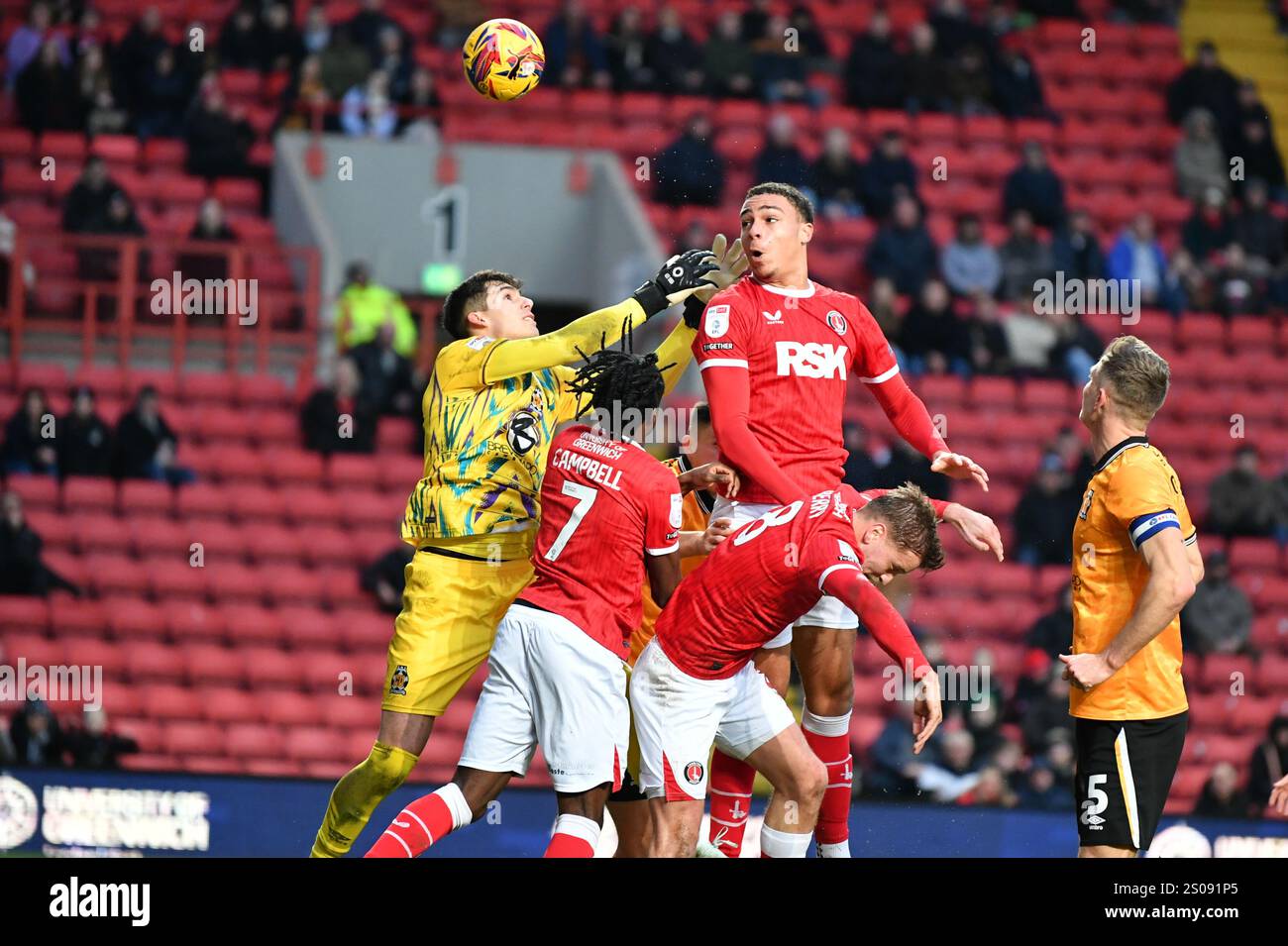 London, England. 26th Dec 2024. Miles Leaburn scores during the Sky Bet ...