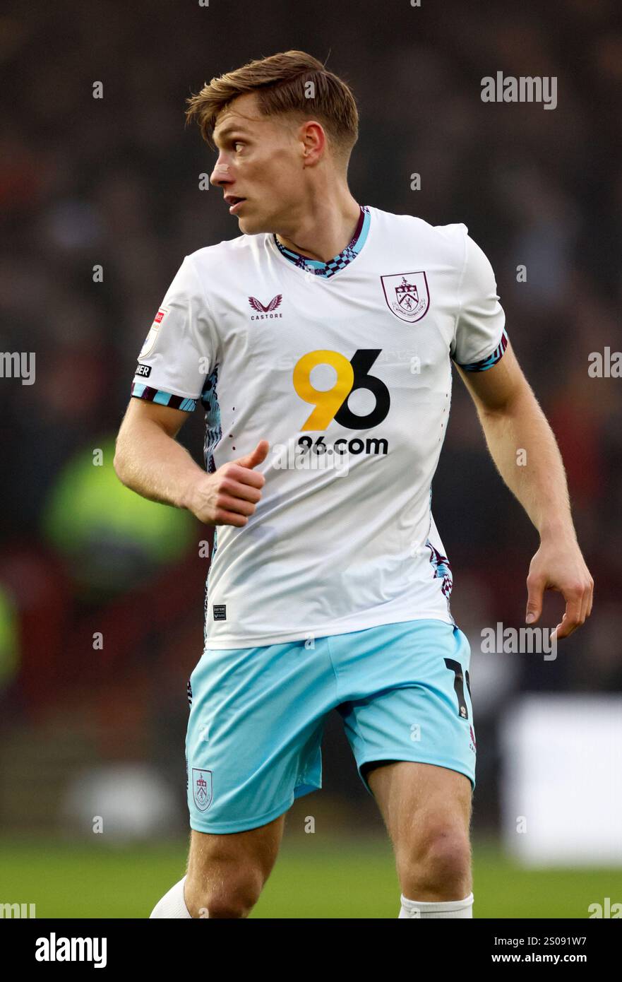 Burnley’s Jaidon Anthony during the Sky Bet Championship match at ...