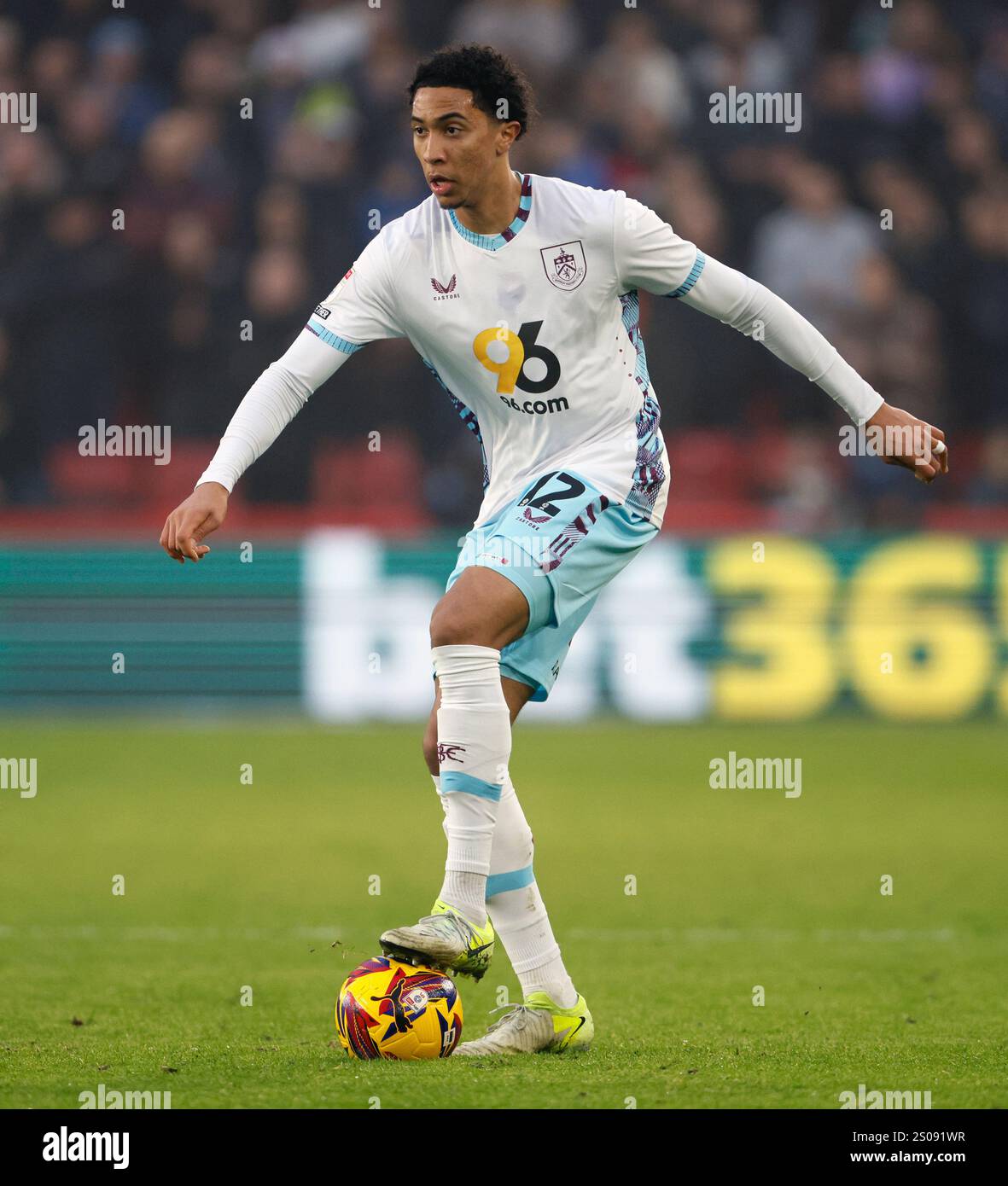 Burnley’s Bashir Humphreys during the Sky Bet Championship match at ...