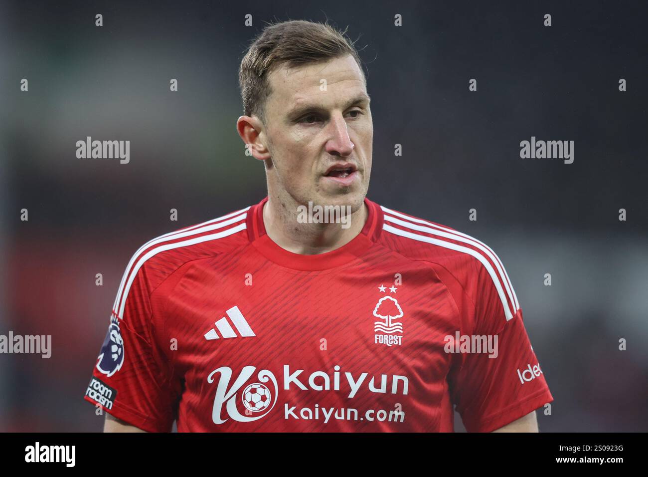 Chris Wood of Nottingham Forest during the Premier League match ...