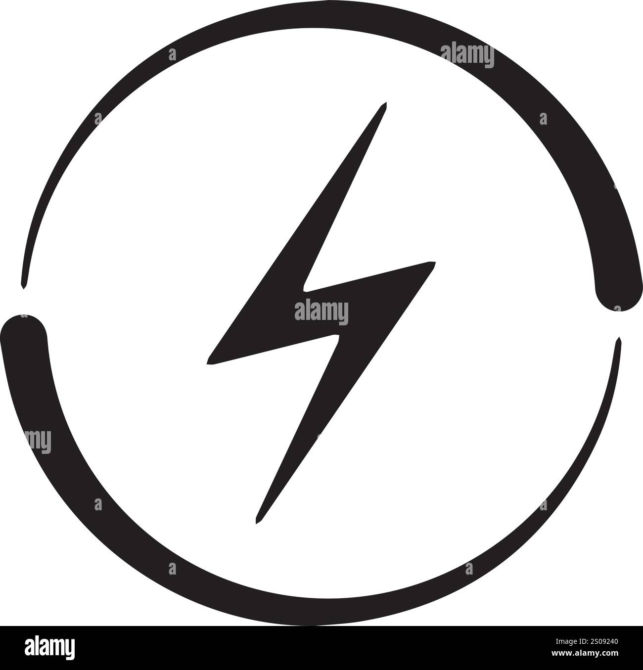 vector electrical warning sign, danger sign, warning sign icon Stock ...