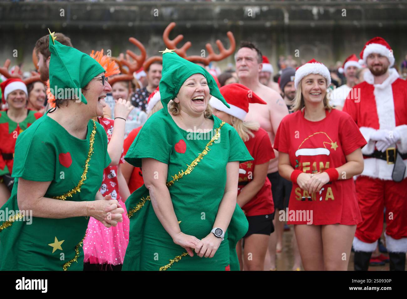 Cromer, England, UK. 26th Dec, 2024. Participants in various fancy ...