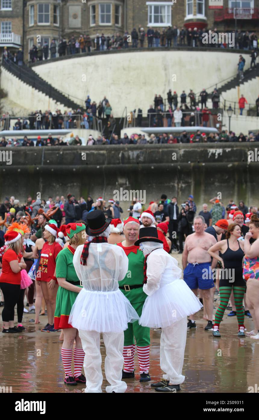 Cromer, England, UK. 26th Dec, 2024. Participants in various fancy ...