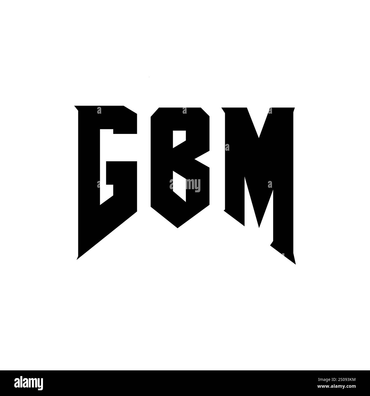 GBM letter logo design for technology company. GBM logo design black ...