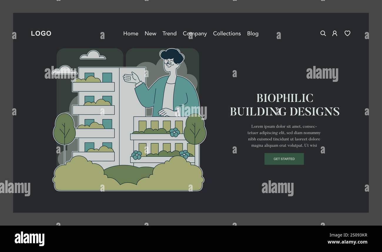 Biophilic Design concept. Integrating natural elements into modern ... Biophilic Design concept. Integrating natural elements into modern ...