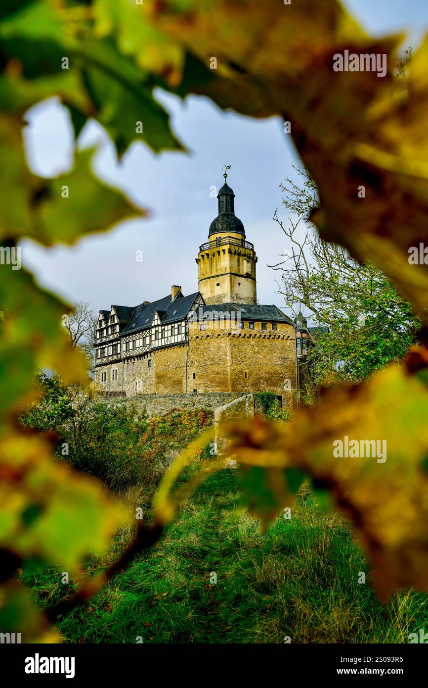 Burg Falkenstein Blick am 5. Oktober 2024 auf Burg Falkenstein bei ...