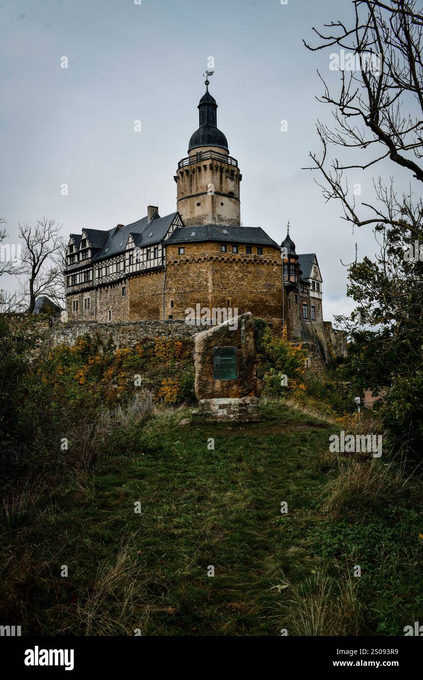 Burg Falkenstein Blick am 5. Oktober 2024 auf Burg Falkenstein bei ...