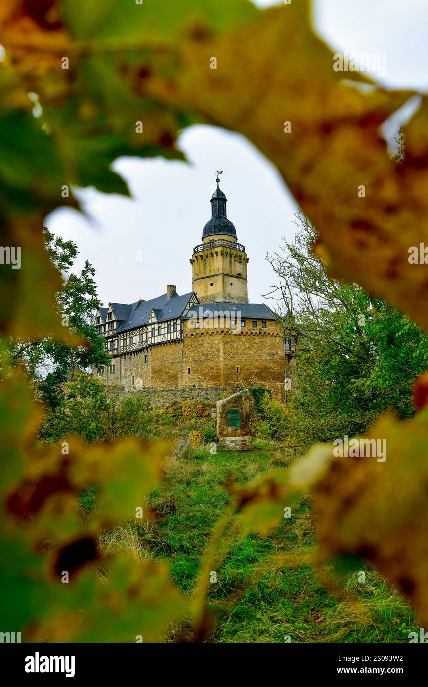 Burg Falkenstein Blick am 5. Oktober 2024 auf Burg Falkenstein bei ...