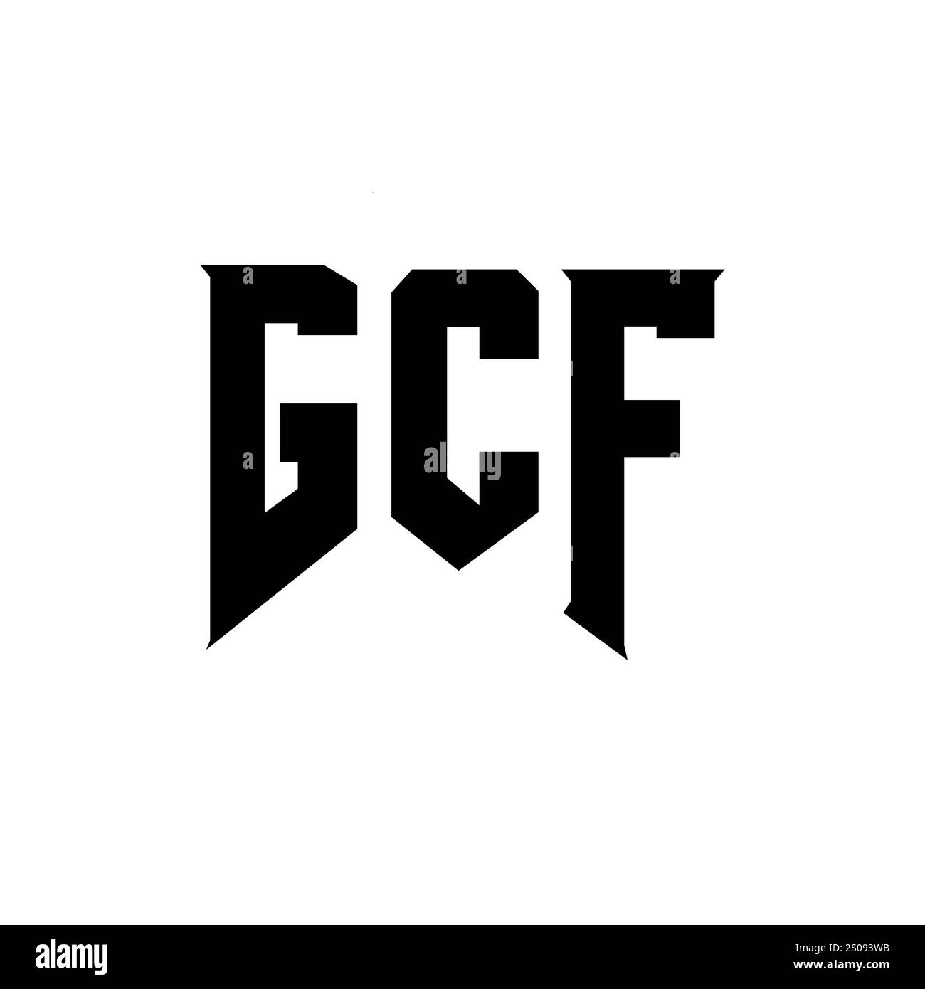 GCF letter logo design for technology company. GCF logo design black ...