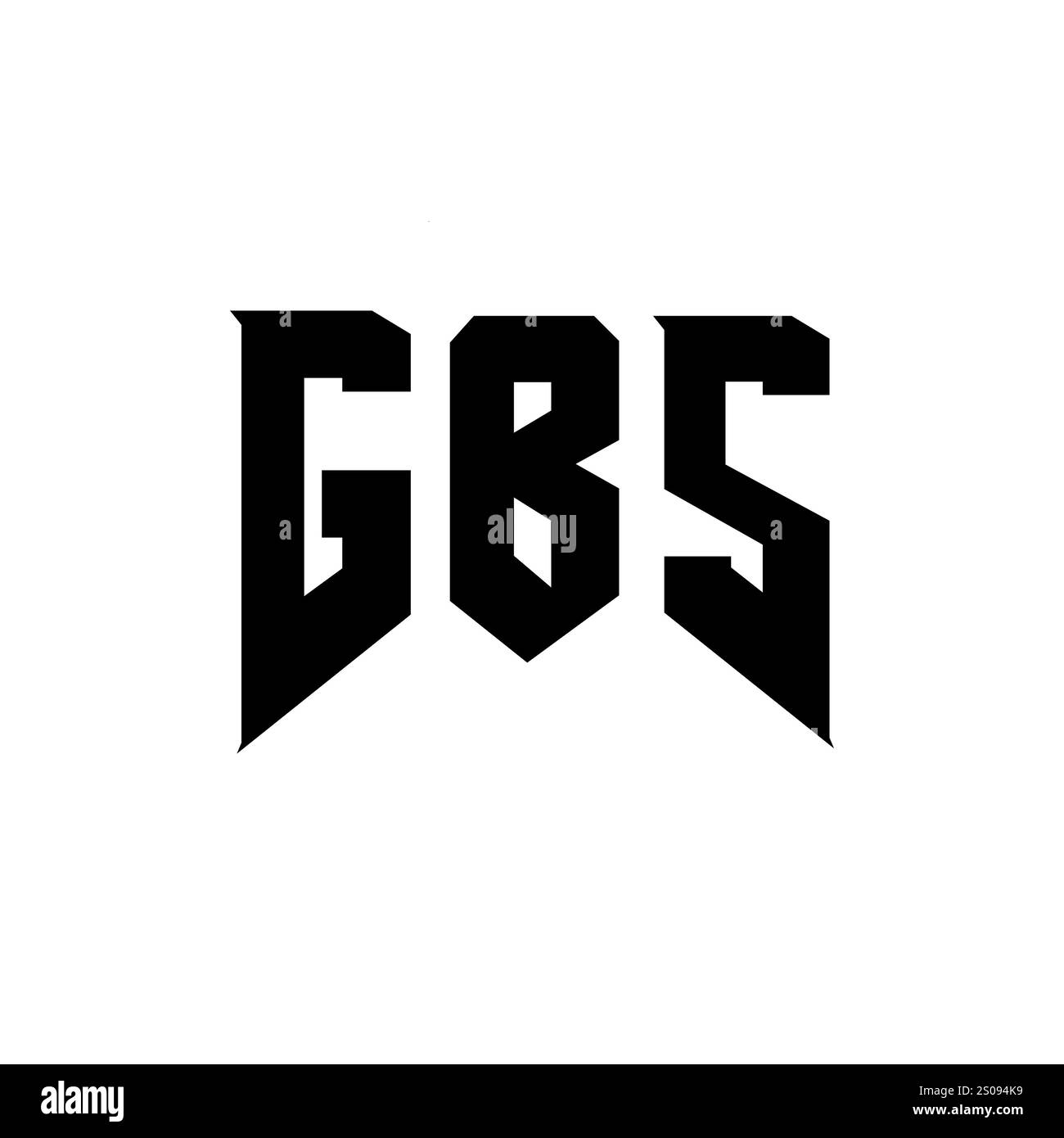 GBS letter logo design for technology company. GBS logo design black ...