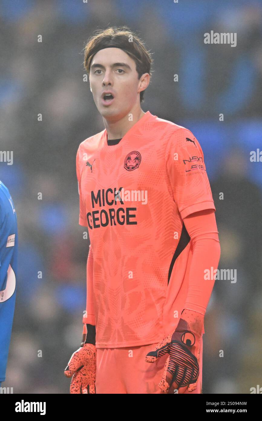 Peterborough, UK. 26th Dec 2024.Goalkeeper Nicholas Bilokapic (1 ...