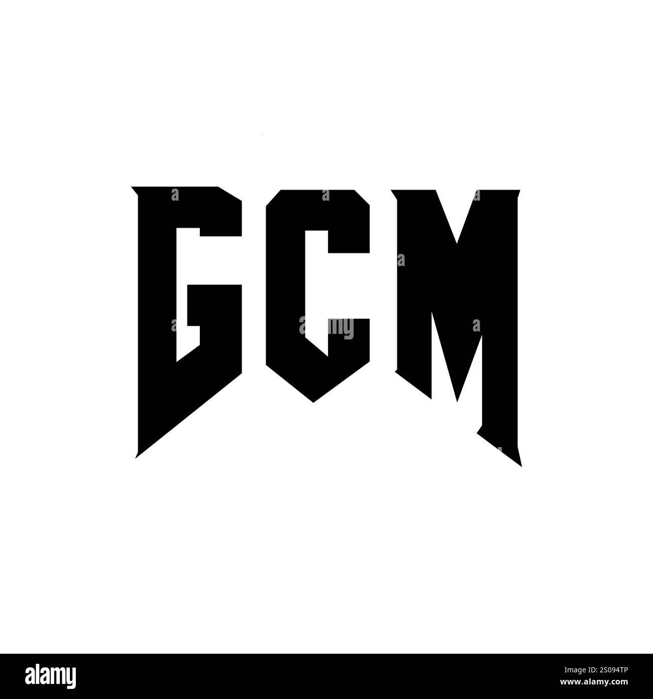 Gcm logo design hi-res stock photography and images - Alamy