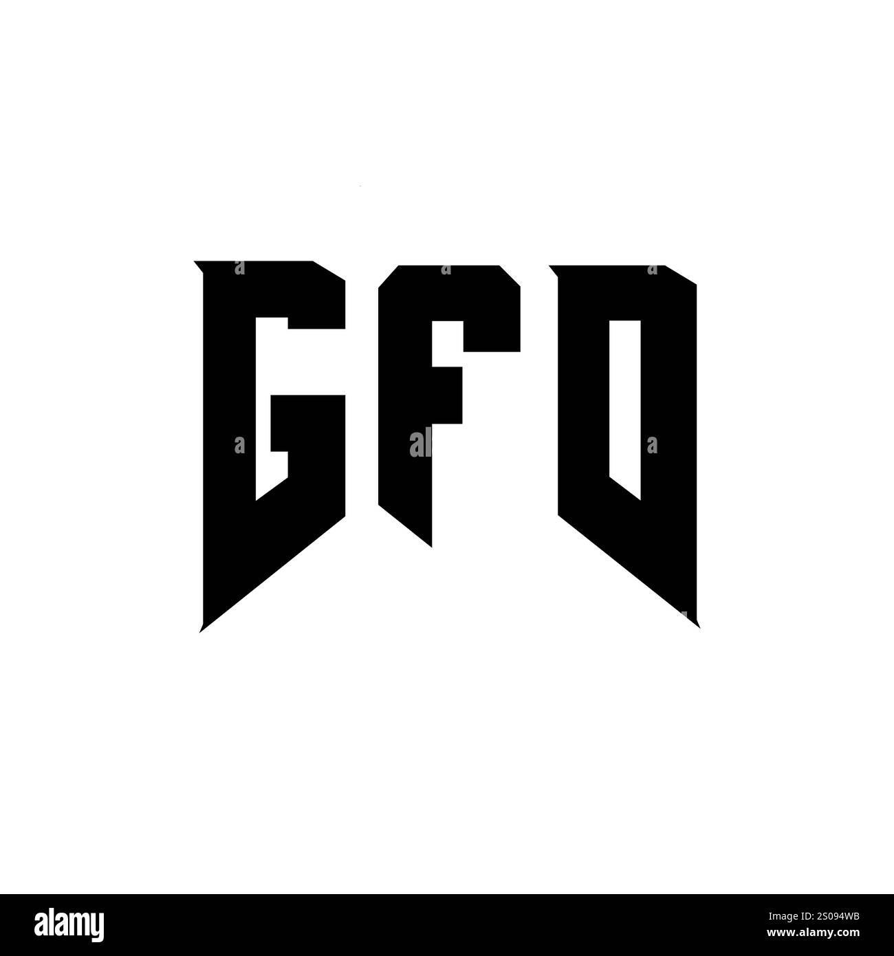 GFD letter logo design for technology company. GFD logo design black ...