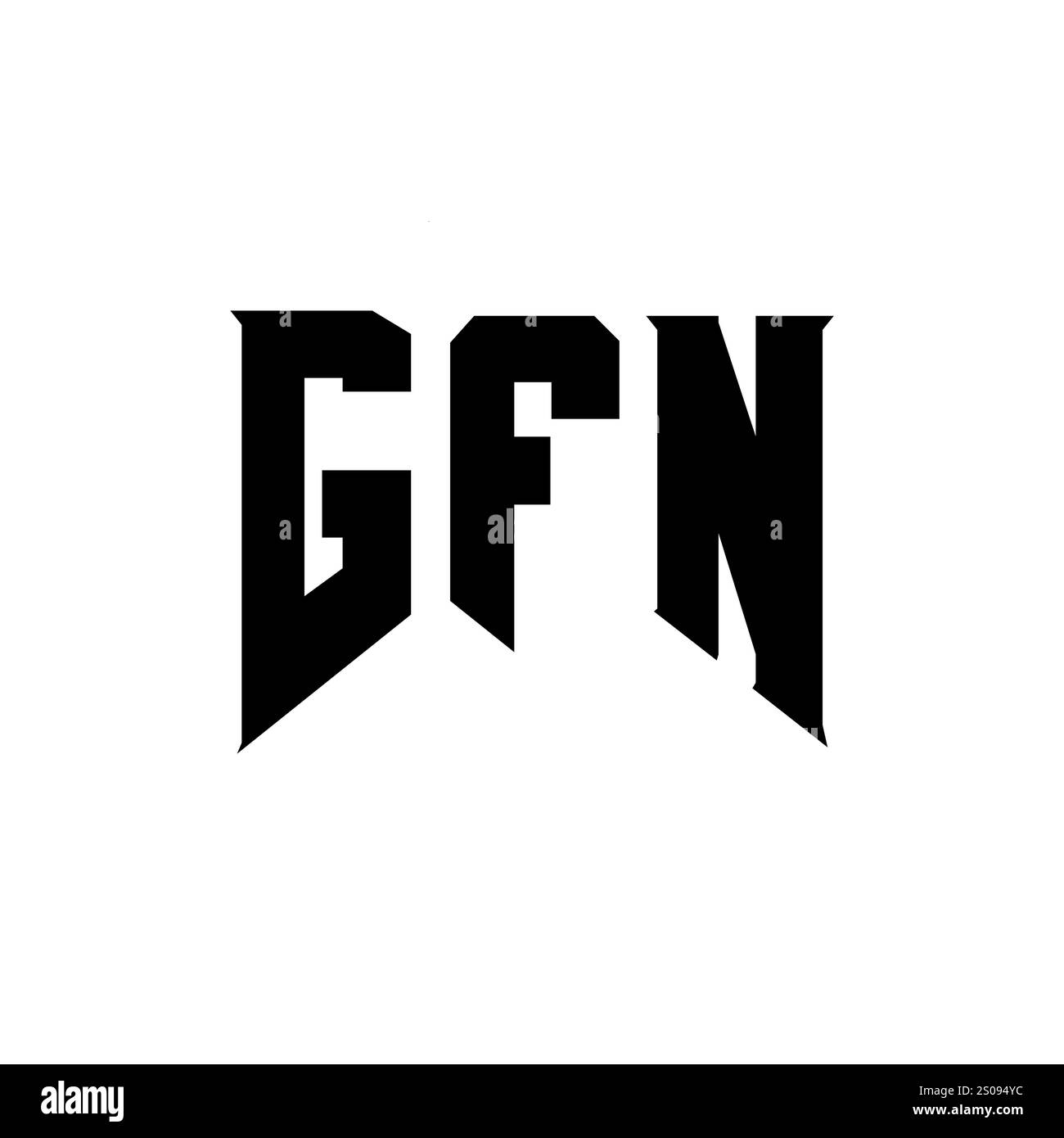 Gfn logo design Stock Vector Images - Alamy