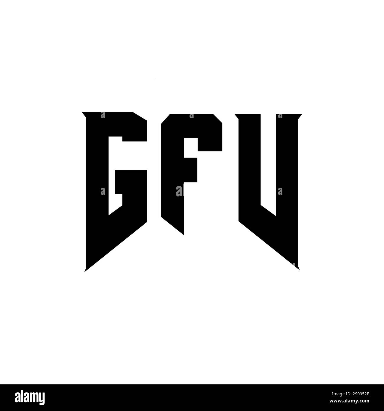 GFV letter logo design for technology company. GFV logo design black ...