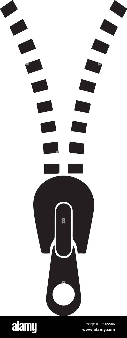vector zipper, clothing accessory drawing Stock Vector Image & Art - Alamy